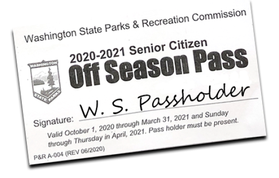 Get A Park Pass Washington State Parks